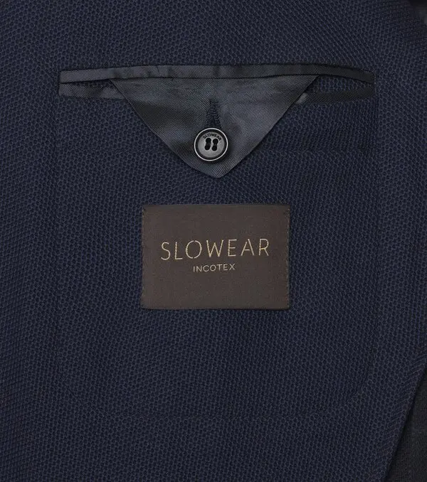 SLOWEAR Cotton Blazer - Blue