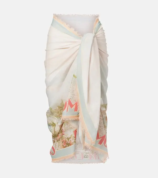 Zimmermann Como Printed Silk Scarf - Multicoloured