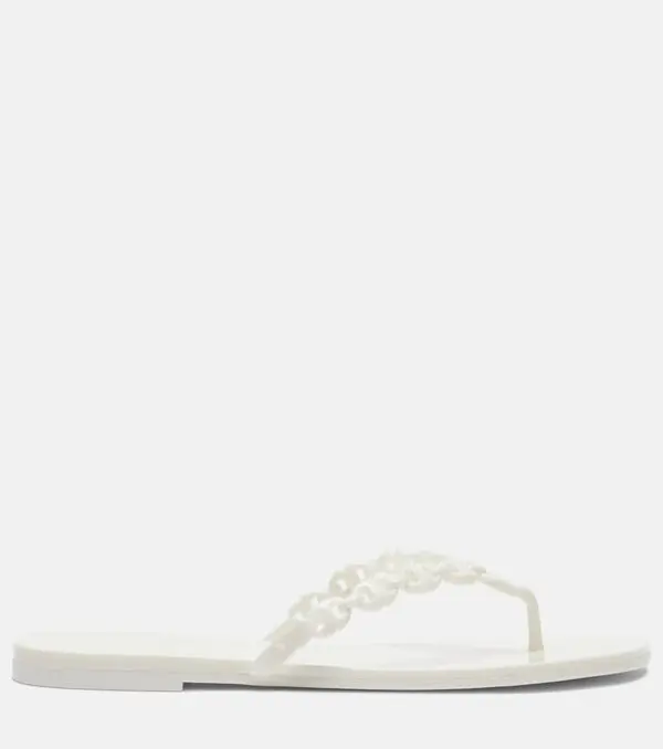 Tory Burch Gemini Thong Sandals - White