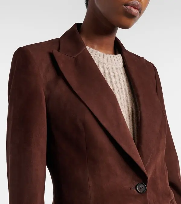 Brunello Cucinelli Monili Suede Blazer