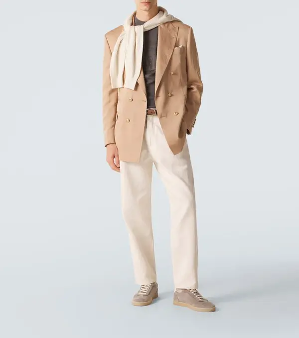 Brunello Cucinelli Printed Cotton Jersey T-shirt