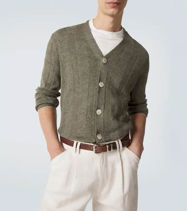 Brunello Cucinelli Linen And Cotton Cardigan
