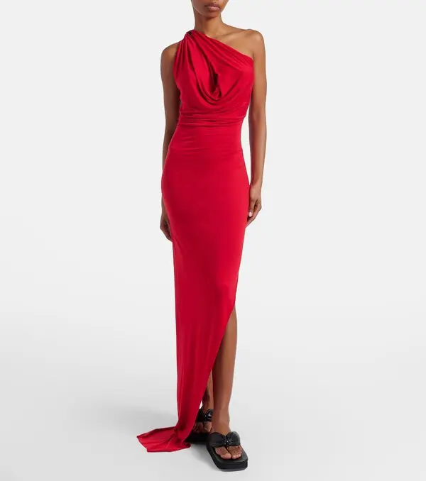 Rick Owens Aaliyah One-shoulder Gown