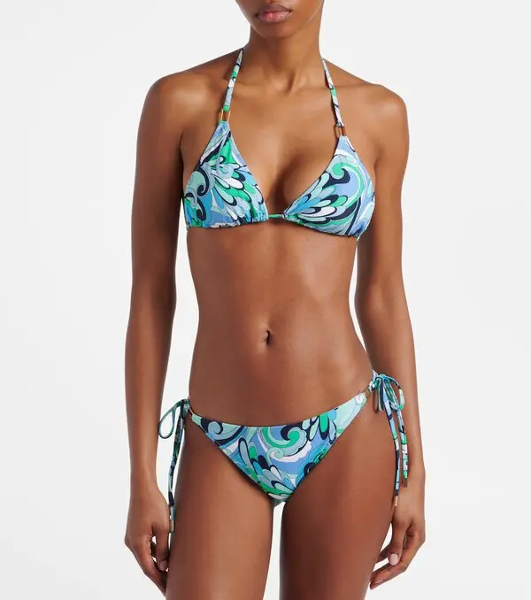 Melissa Odabash Cancun Printed Bikini Top
