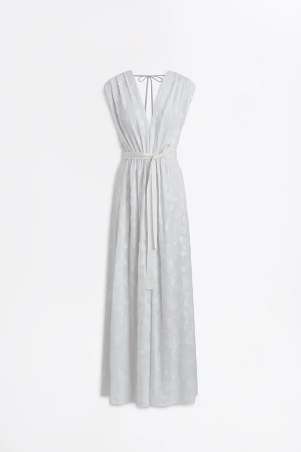 Scanlan Theodore Beaded Long Dress - White