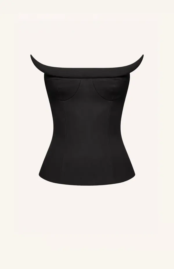 Aiste Hong Horn Top - Black