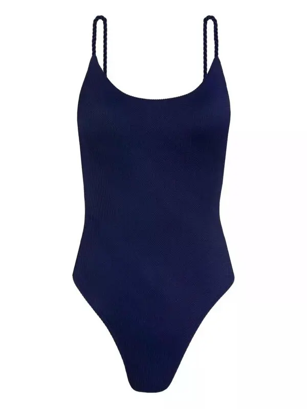 LENNY NIEMEYER Textured Cord One-piece Swimsuit - Blue
