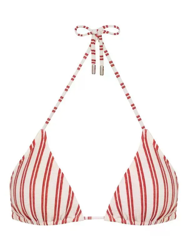 LENNY NIEMEYER Striped Tie Bikini Top - White