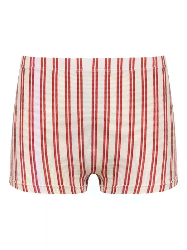 LENNY NIEMEYER Striped Textured Shorts - White