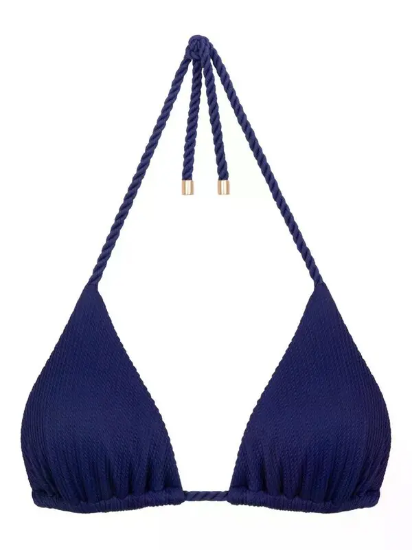 LENNY NIEMEYER Textured Cord Bikini Top - Blue