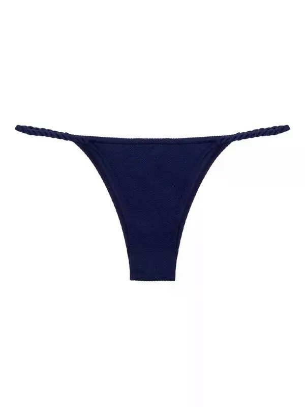 LENNY NIEMEYER Textured Cord Bikini Bottom - Blue