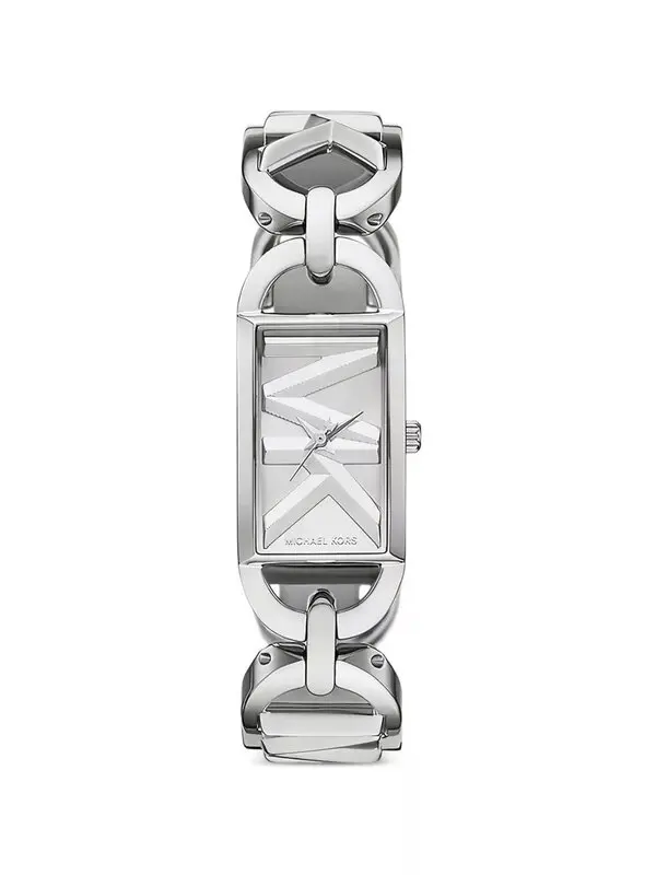 Michael Kors Rectangle 22mm Watch - Silver