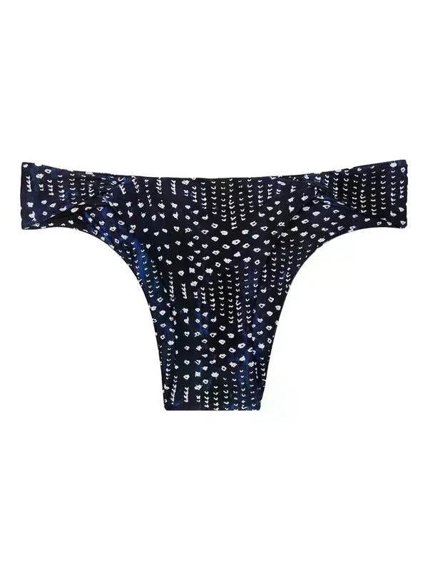 LENNY NIEMEYER Loop-print Bikini Bottom - Blue
