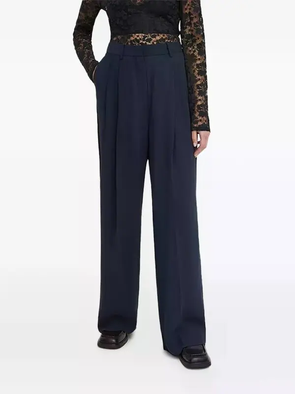 Day Birger Et Mikkelsen Pleated Trousers - Blue