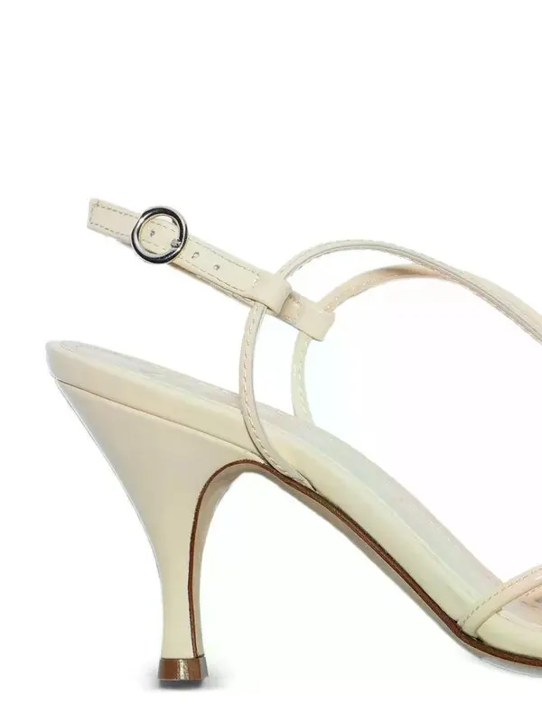 AeydĒ Solange Strappy Buckle Sandals - Neutrals