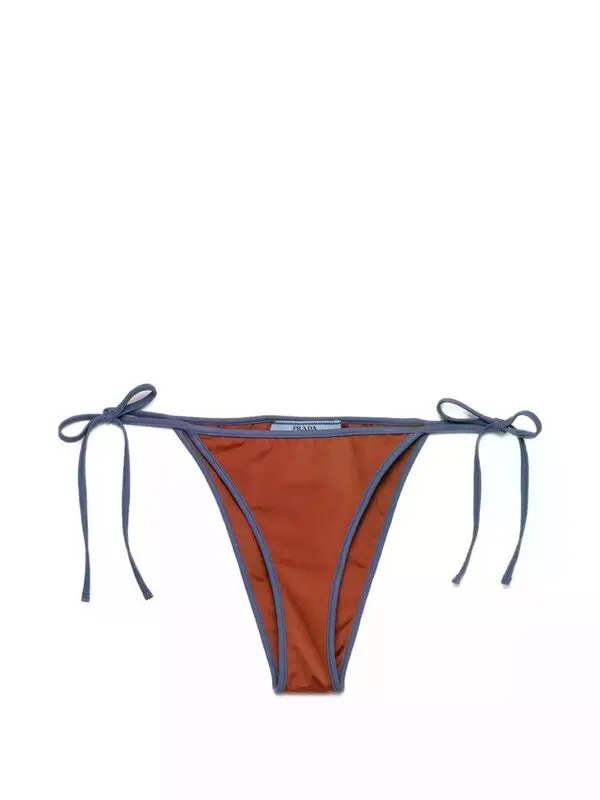 Prada Jersey Bikini Bottoms - Orange