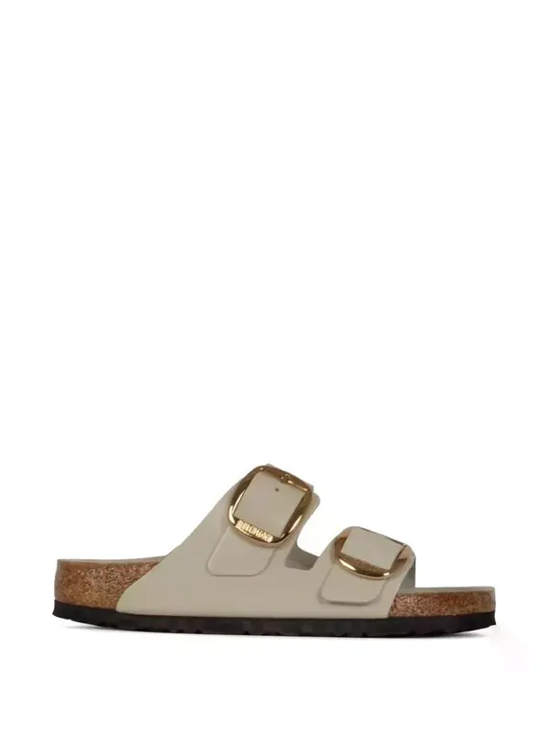 BIRKENSTOCK Arizona Buckled Leather Sandals - Neutrals