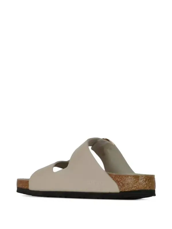 BIRKENSTOCK Arizona Buckled Leather Sandals - Neutrals