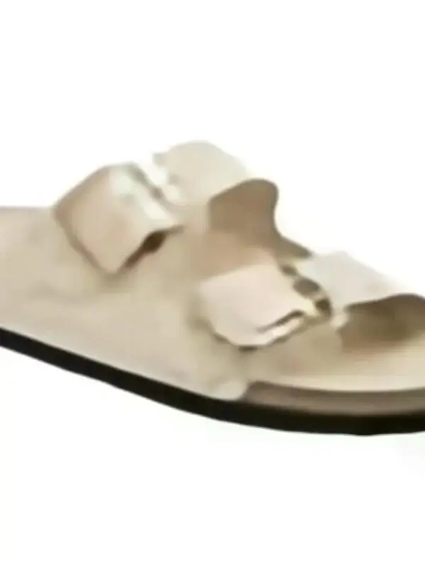 BIRKENSTOCK Arizona Buckled Leather Sandals - Neutrals