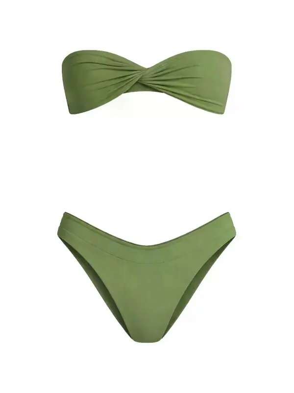 Bond Eye Twisted Bikini - Green