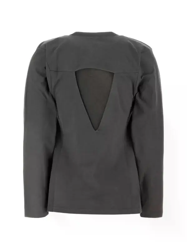 JIL SANDER Back Hole T-shirt - Grey