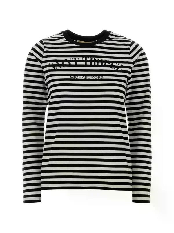 Michael Kors Striped Long-sleeve T-shirt - White
