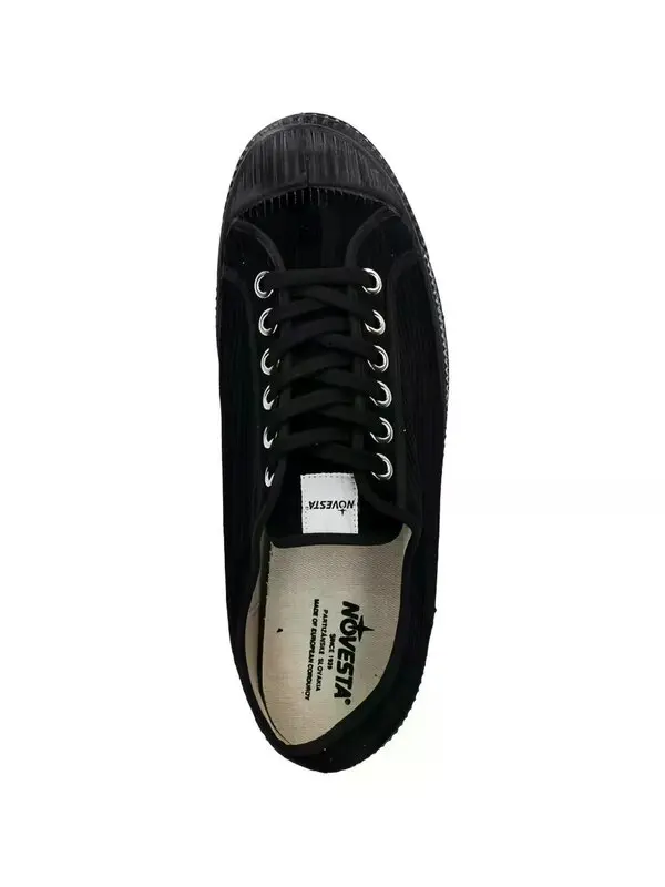 Novesta Star Master Corduroy Lace-up Sneakers - Black