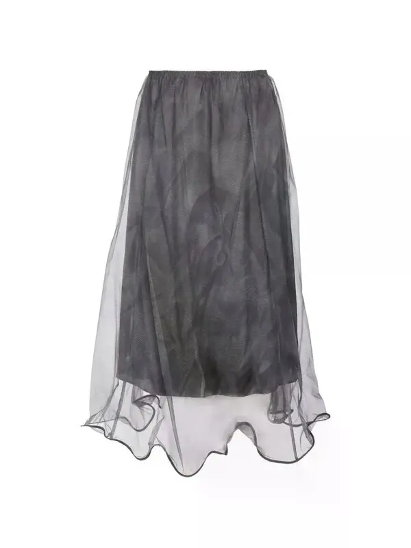 JNBY Layered Midi Skirt - Grey