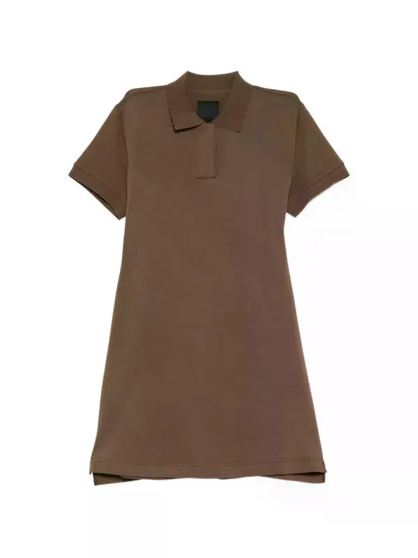 JNBY Polo-collar Mini Dress - Brown
