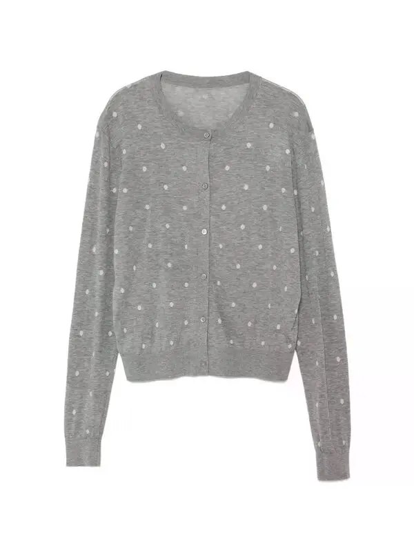 JNBY Polka Dot Cardigan - Grey