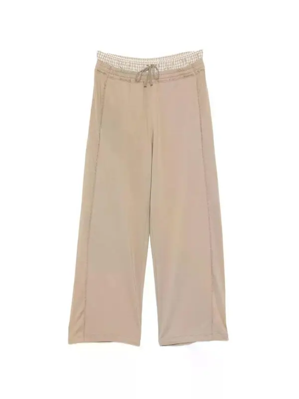 JNBY Plaid-waistband Trousers - Neutrals