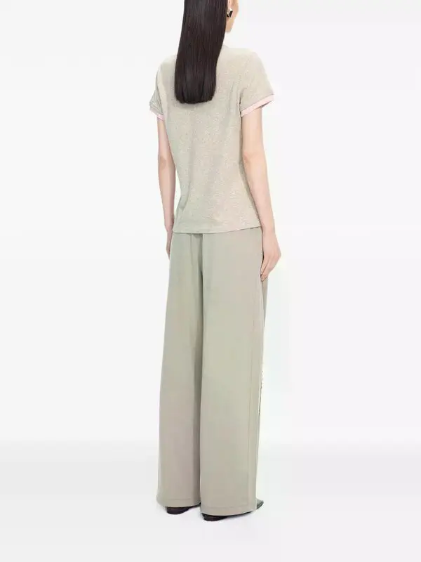 JNBY Plaid-waistband Trousers - Neutrals