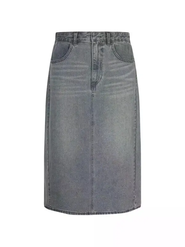 JNBY Denim Midi Skirt - Grey