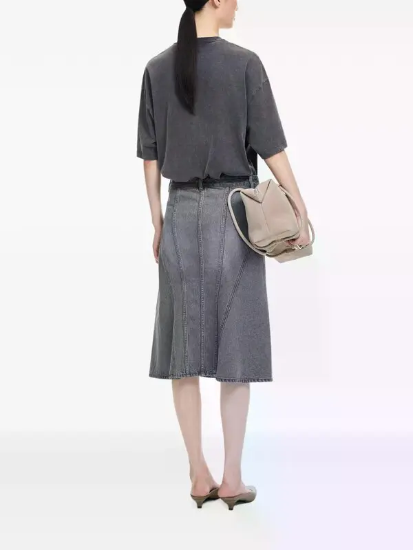 JNBY Denim Midi Skirt - Grey
