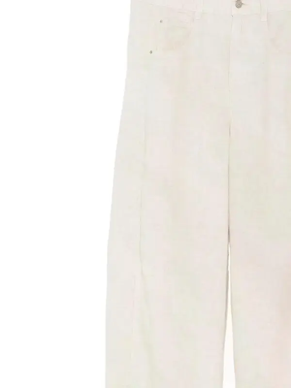 JNBY Wide-leg Linen Trousers