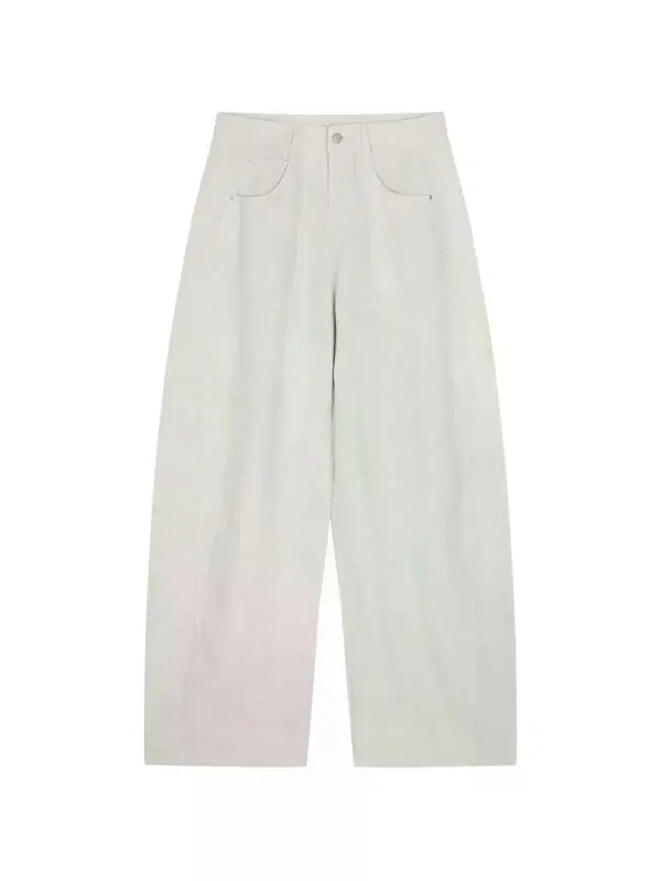 JNBY Wide-leg Linen Trousers - Neutrals
