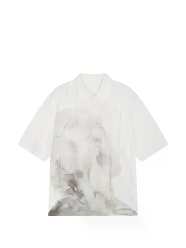 CROQUIS Graphic-print Polo Shirt - White