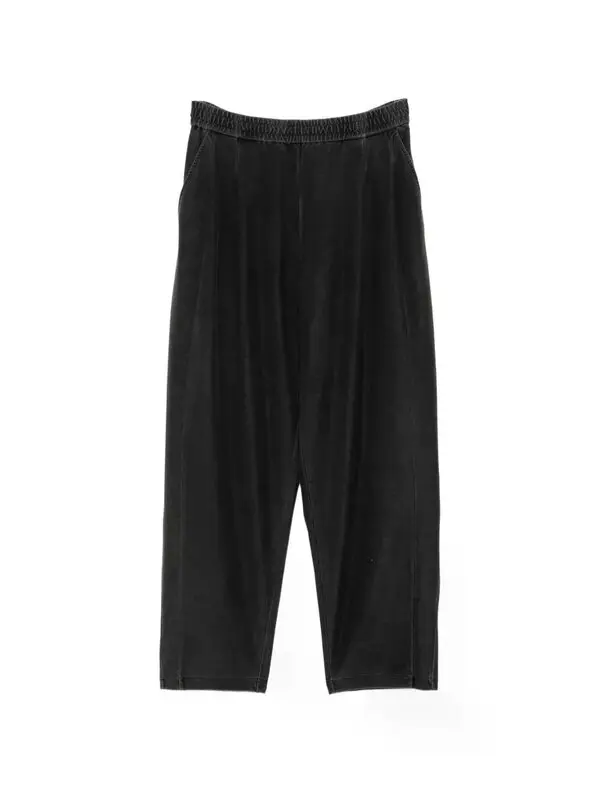 CROQUIS Comfort-fit Carrot Trousers - Black