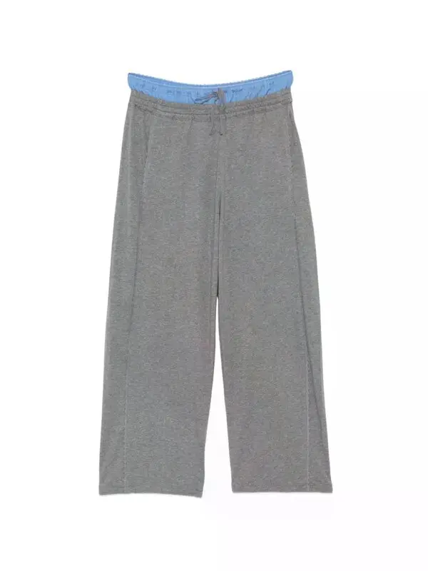 JNBY Contrast-waistband Trousers - Grey