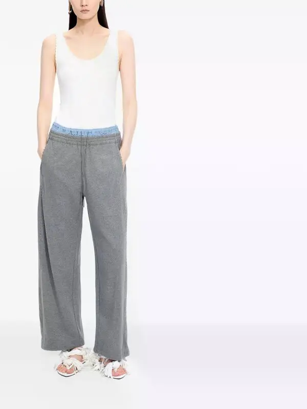 JNBY Contrast-waistband Trousers - Grey