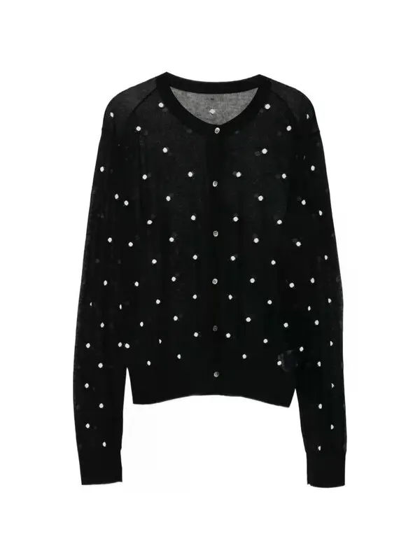 JNBY Polka-dot Cardigan - Black