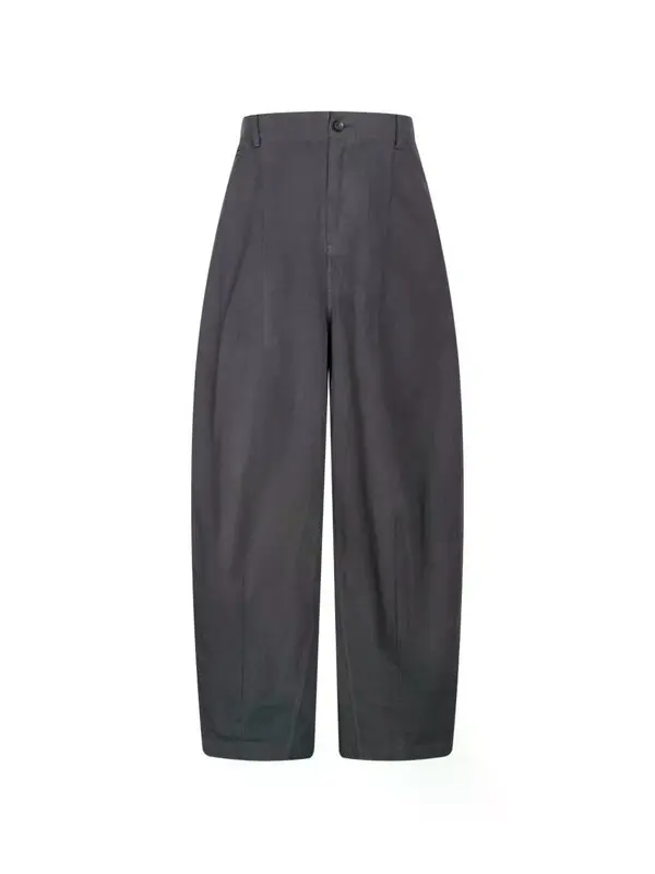 CROQUIS Tapered Trousers With Drawstring