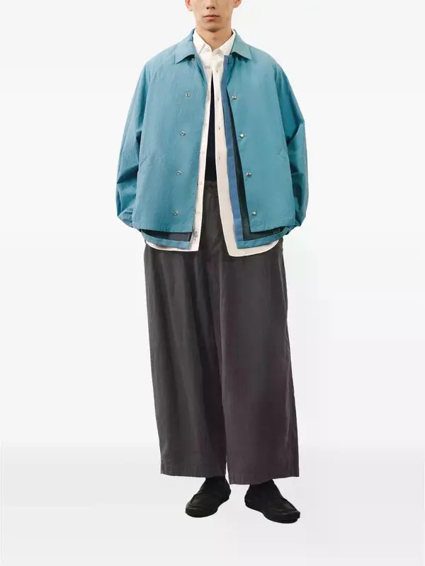 CROQUIS Tapered Trousers With Drawstring