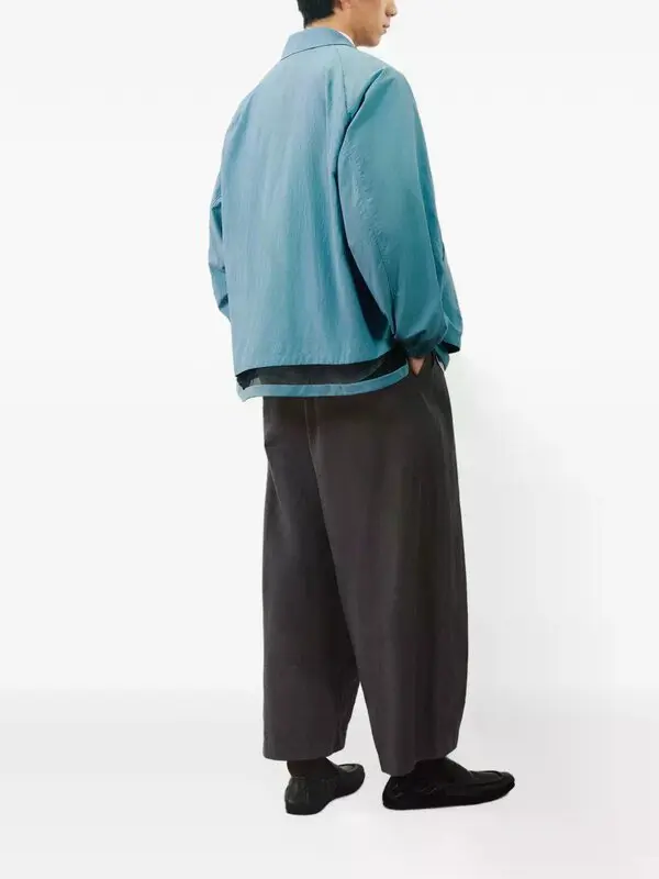 CROQUIS Tapered Trousers With Drawstring