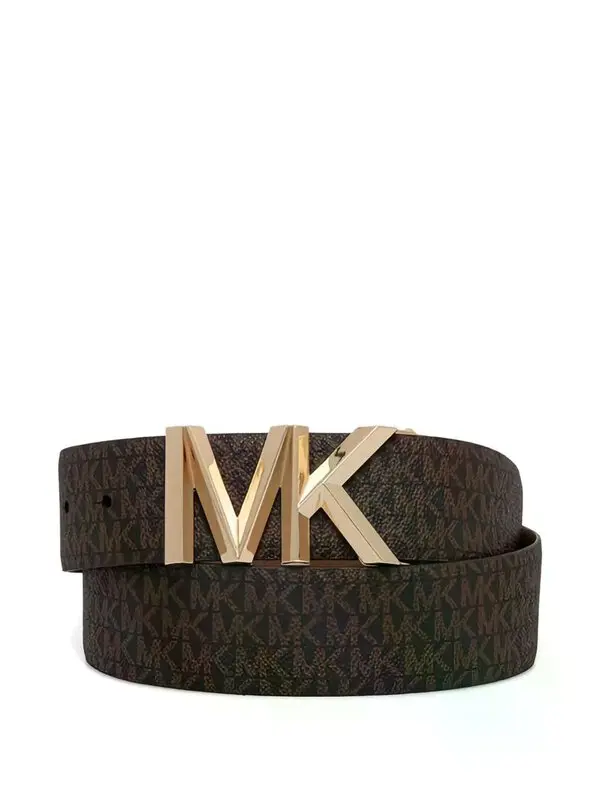 Michael Kors Logo Print Belt - Brown