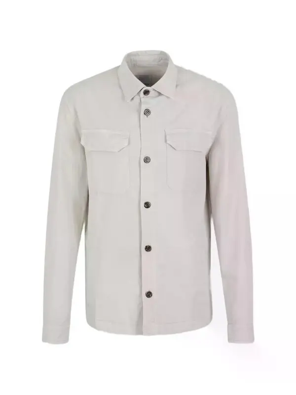 RICHARD J. BROWN Buttoned Pocket Overshirt - Neutrals