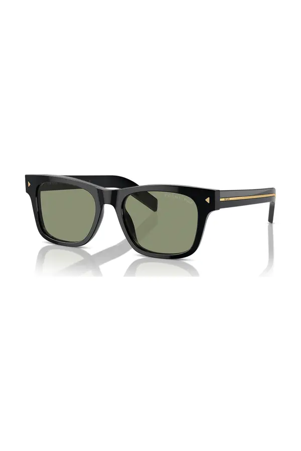 Prada Rectangle Full Rim Sunglasses - Green
