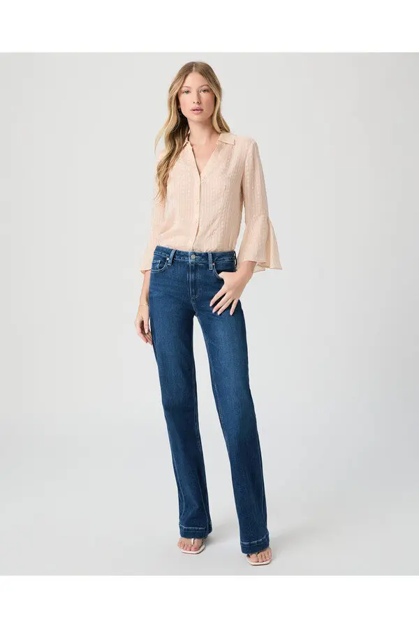 Paige Leenah Wide Leg Jean - Denim