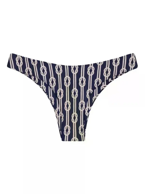LENNY NIEMEYER Patterned Bikini Bottom - Blue