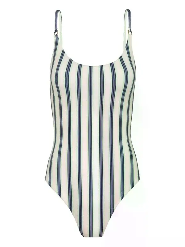 LENNY NIEMEYER Striped Swimsuit - Neutrals